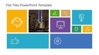 Flat Tiles PowerPoint Template - SlideModel