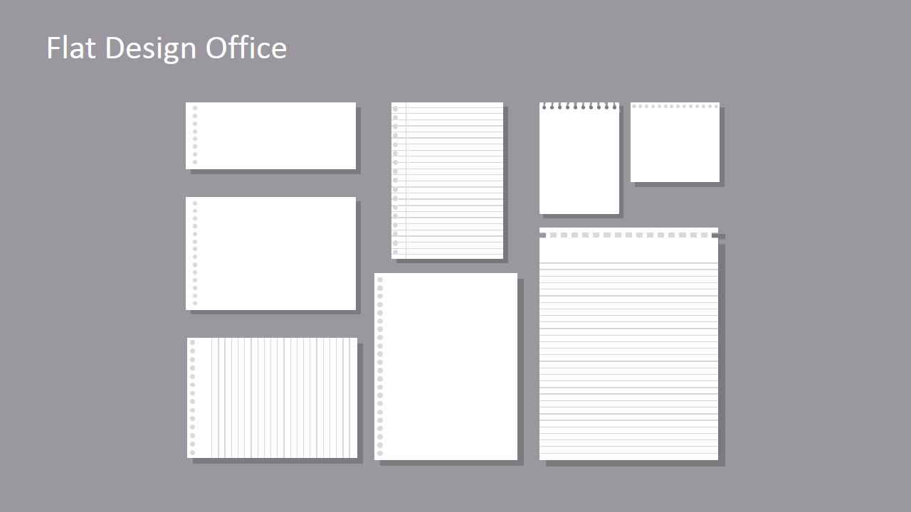 Flat Design Office PowerPoint Templates - SlideModel