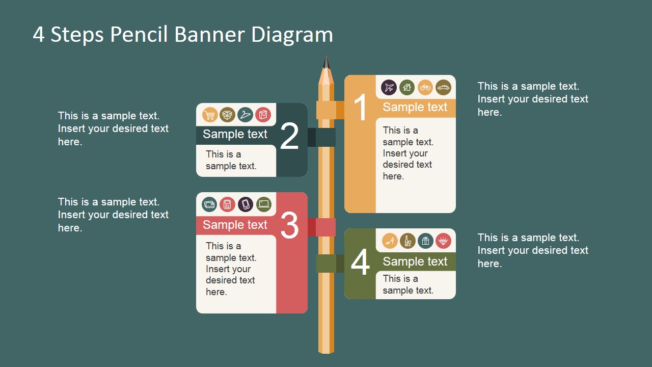 Infographic 4 Steps Pencil Banner PowerPoint Diagram - SlideModel Infographic 4 Steps Pencil Banner PowerPoint Diagram - SlideModel