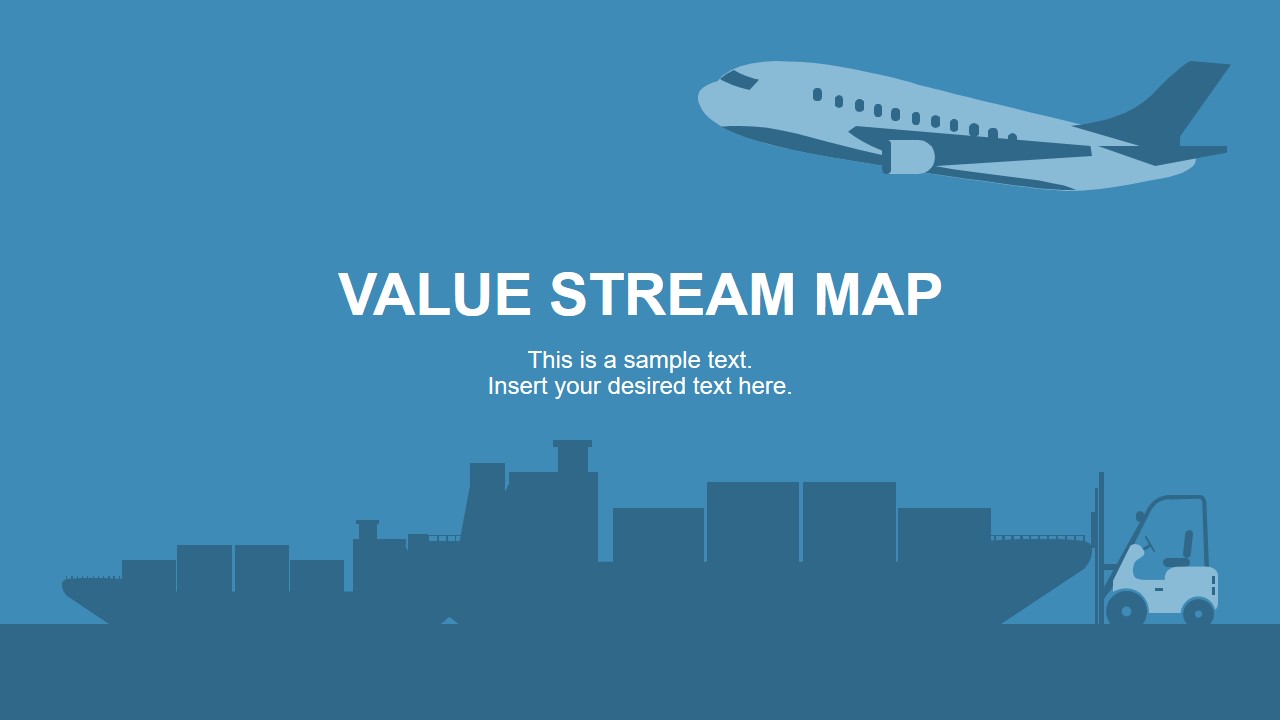 Value Stream Map PowerPoint Diagram - SlideModel