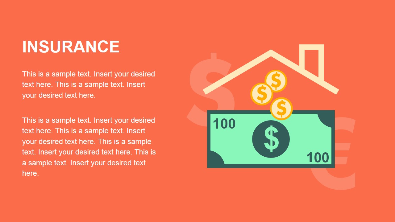 Flat Insurance Design for PowerPoint - SlideModel
