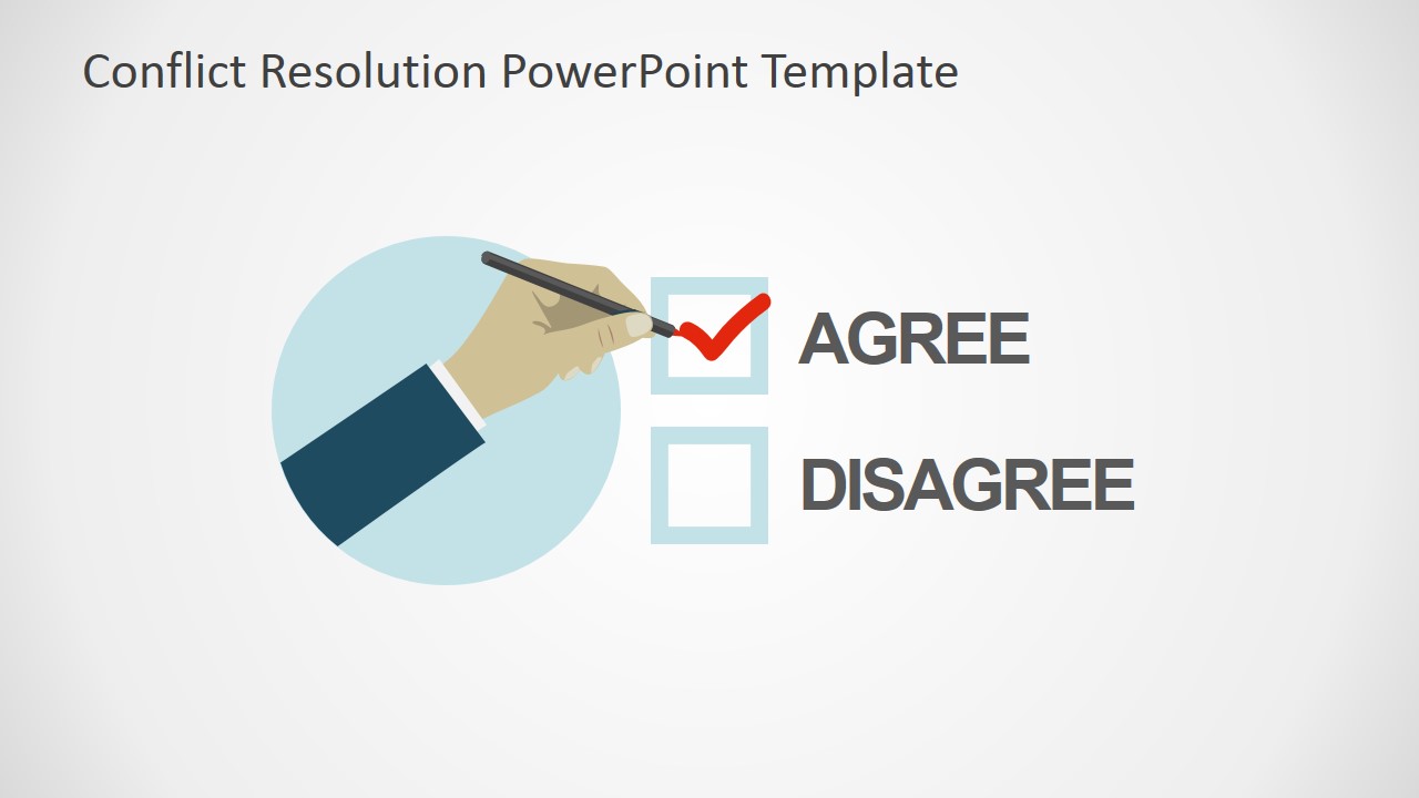 Conflict Resolution PowerPoint Template - SlideModel