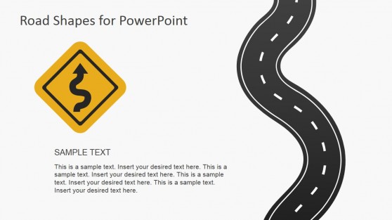 Road Shapes for PowerPoint Presentations - SlideModel