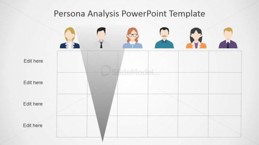 Persona Analysis Slide Matrix in PowerPoint - SlideModel