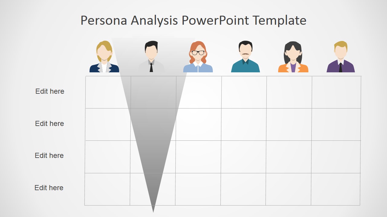 Persona Analysis PowerPoint Template - SlideModel