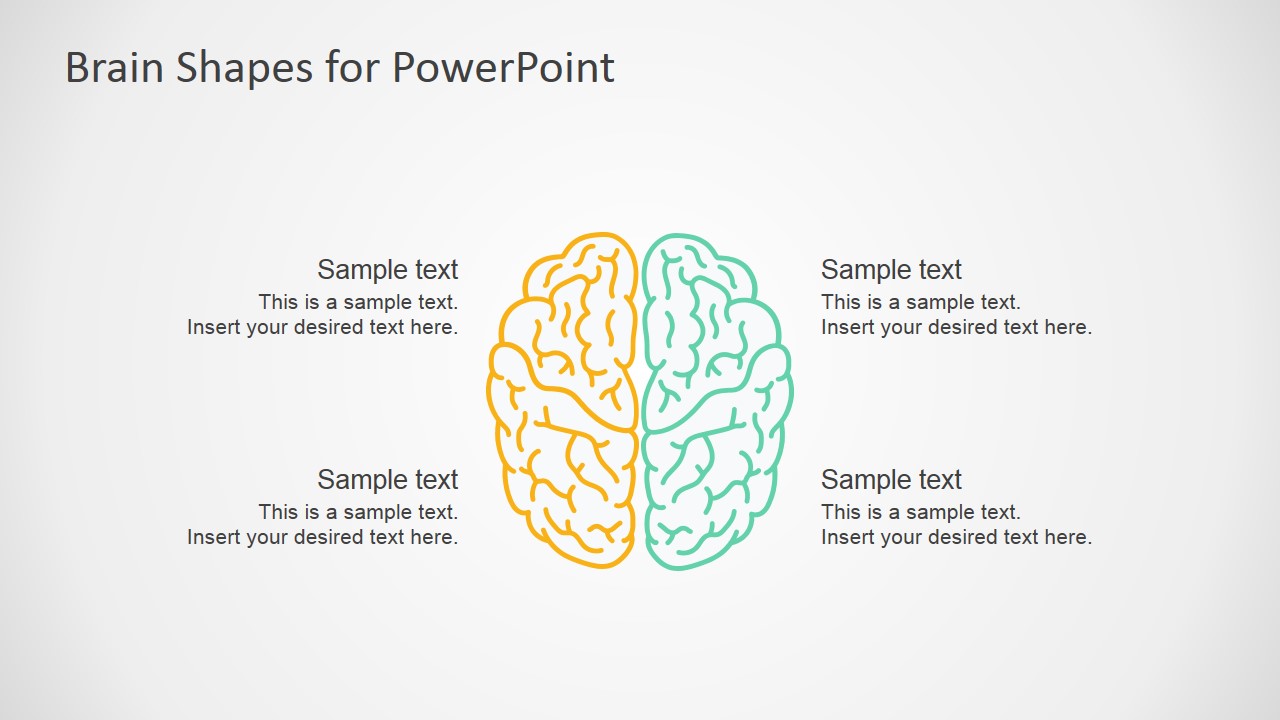 Brain Shapes for PowerPoint