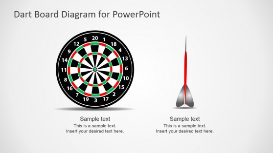 Cool Dart Shapes & Illustrations for PowerPoint