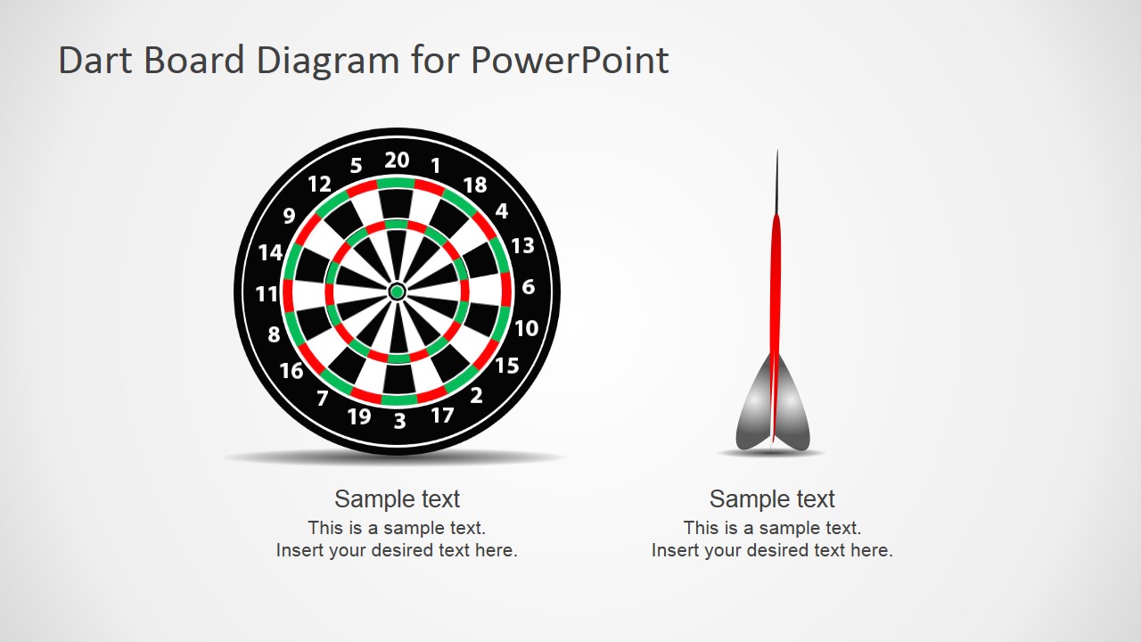 Dart Board Design for PowerPoint - SlideModel