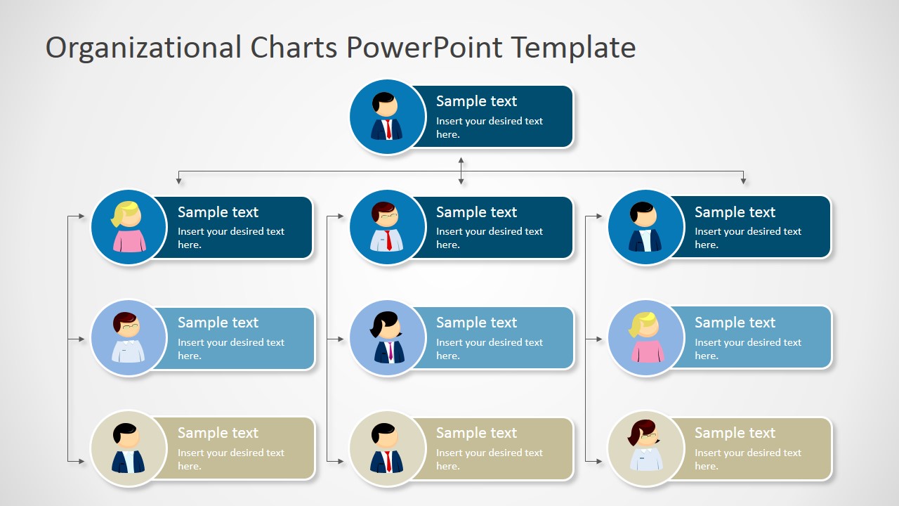 Free Organization Chart Template Powerpoint