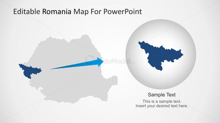 Highlight of Romania State PowerPoint Map - SlideModel Highlight of Romania State PowerPoint Map - SlideModel