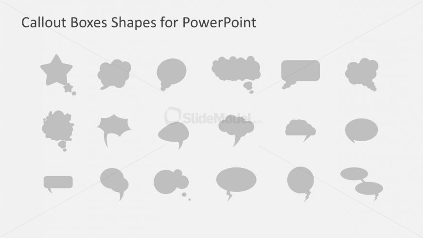 Star Cloud and Bubble Symbols - SlideModel