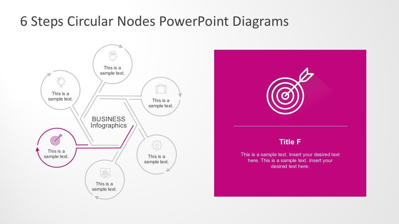 Node Circle Charts Powerpoint Presentation Slides Slidemodel 