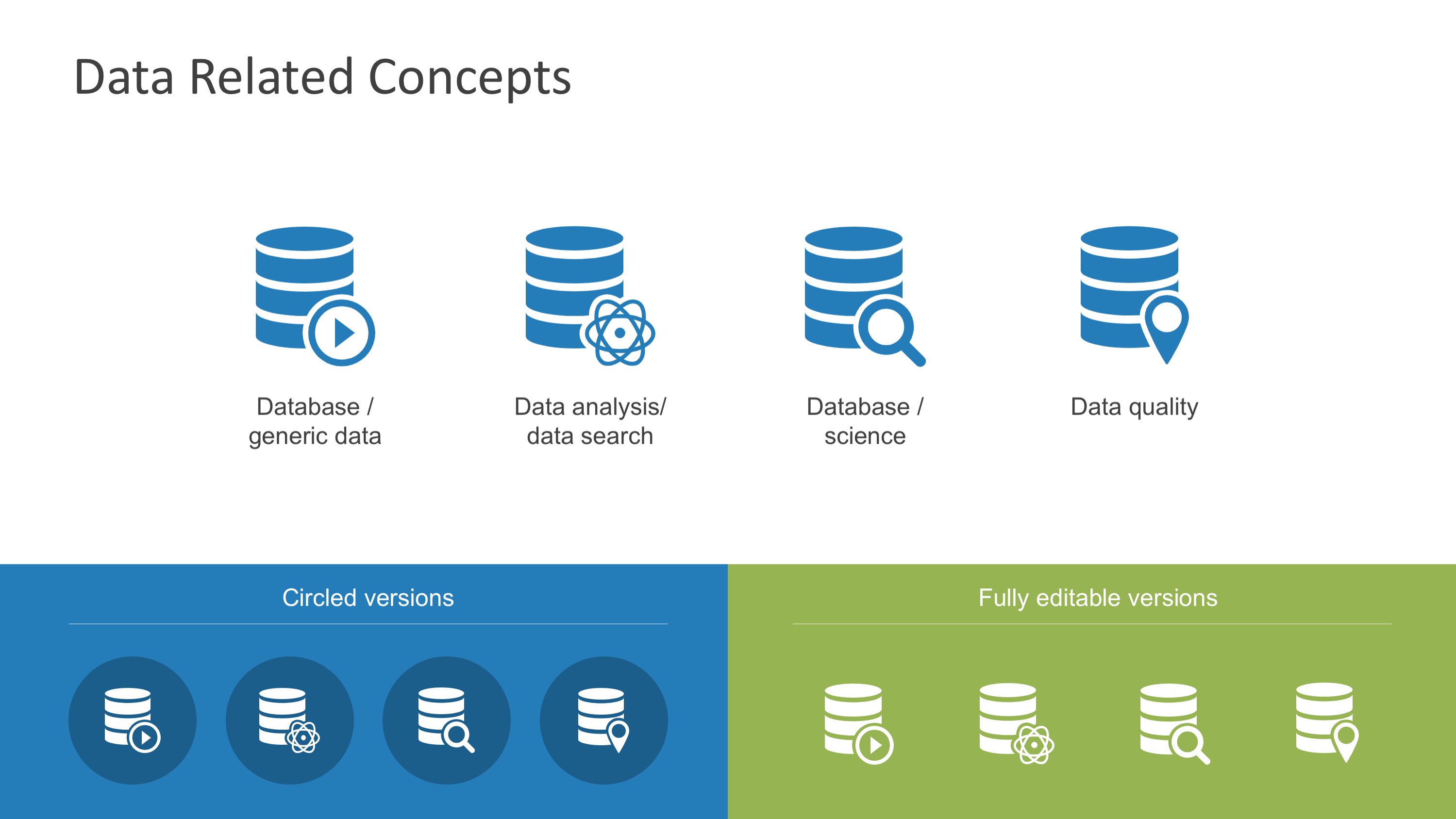 Data Science Shapes PowerPoint Template - SlideModel