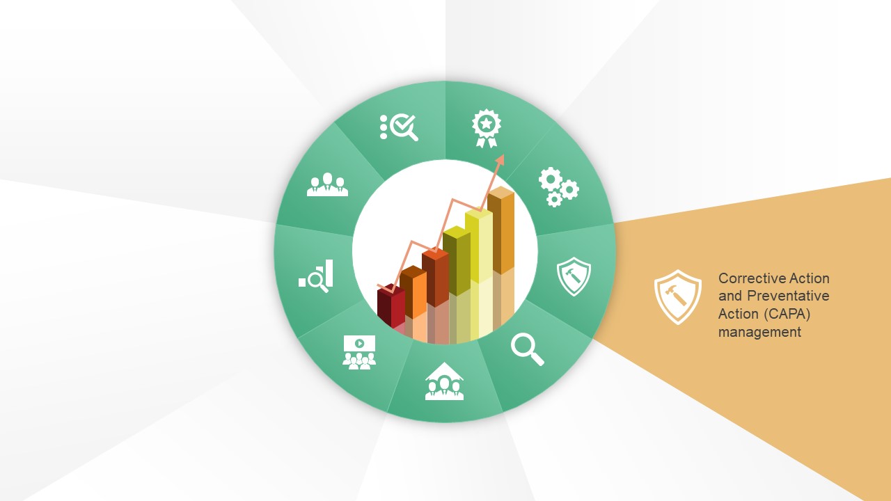 9 Steps Circular Diagram With Service Icons - SlideModel
