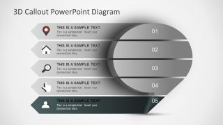 3D Callout PowerPoint Diagram - SlideModel