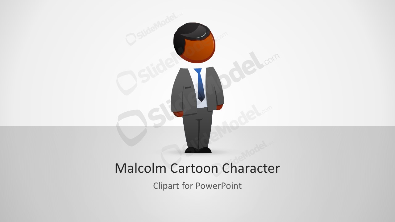 Malcolm Character Clipart for PowerPoint - SlideModel