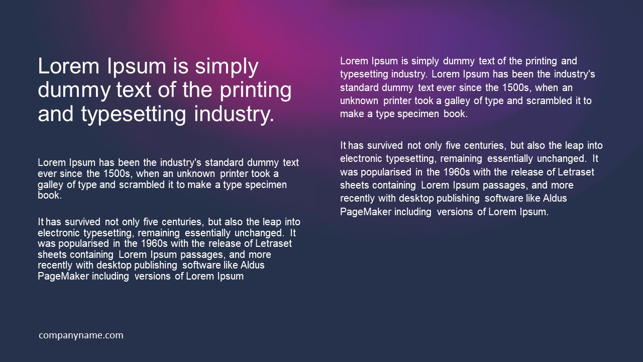 Modern Gradient Backgrounds for PowerPoint - SlideModel