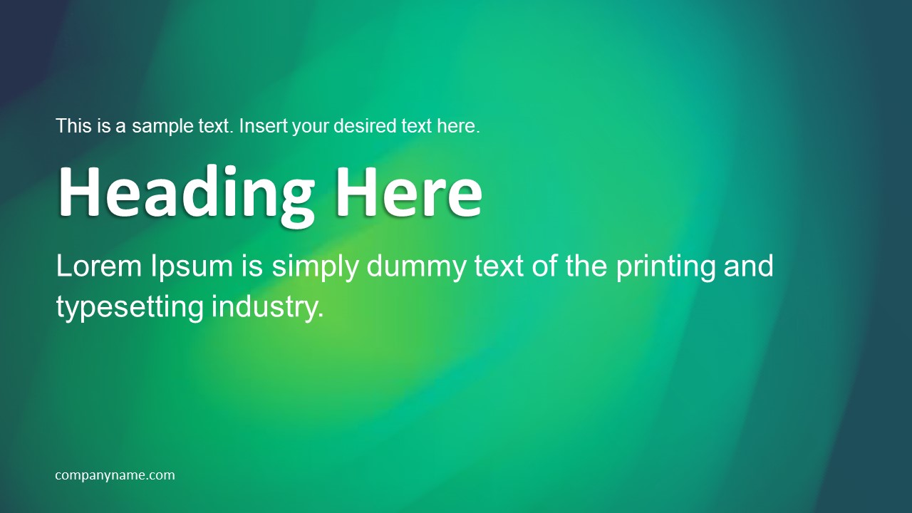 Modern Gradient Backgrounds for PowerPoint - SlideModel