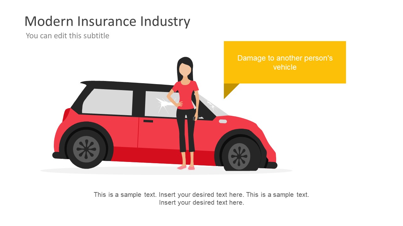 Modern Insurance Industry PowerPoint Template - SlideModel