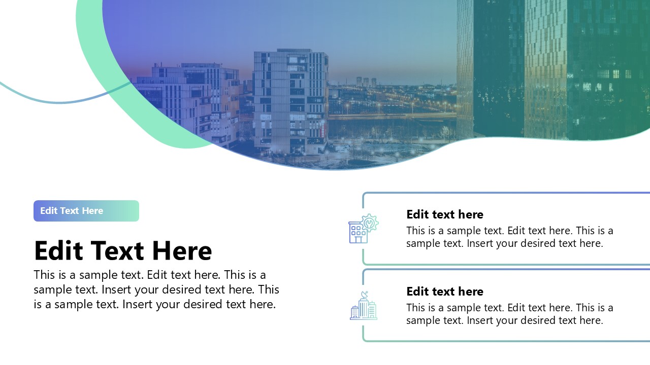 Engaging Organic Shapes Layout PowerPoint Slide - SlideModel