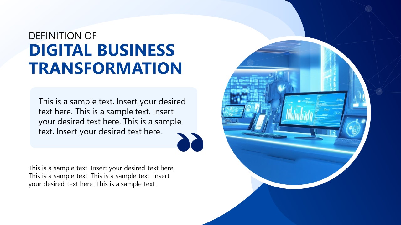 Digital Business Transformation Proposal PowerPoint Template