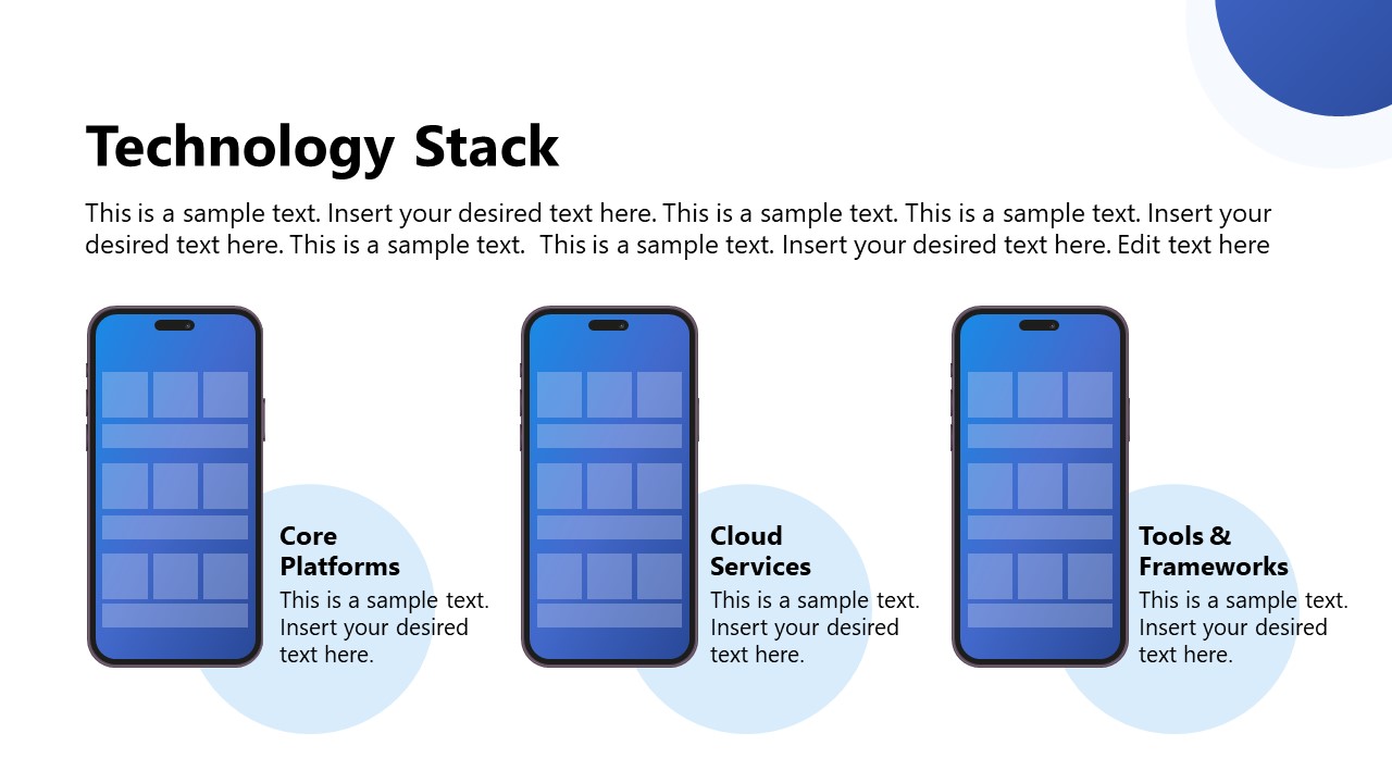 Technology Stack Presentation - Company Profile Template - SlideModel