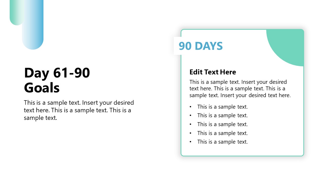 First 90 Days Template for PowerPoint