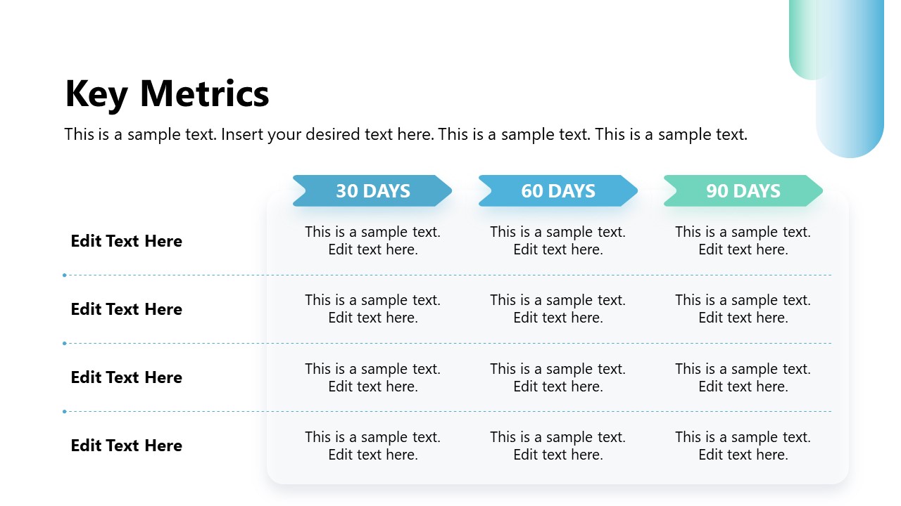 First 90 Days Template for PowerPoint