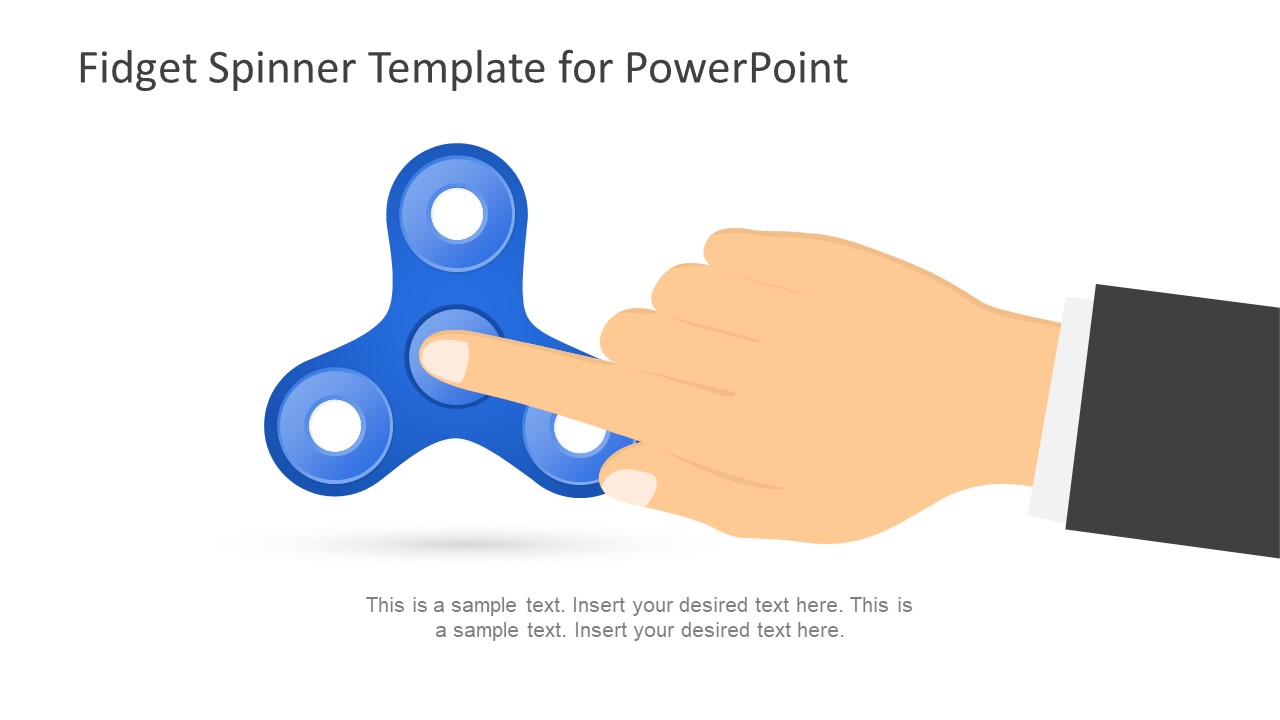 Fidget Spinner PowerPoint Template - SlideModel
