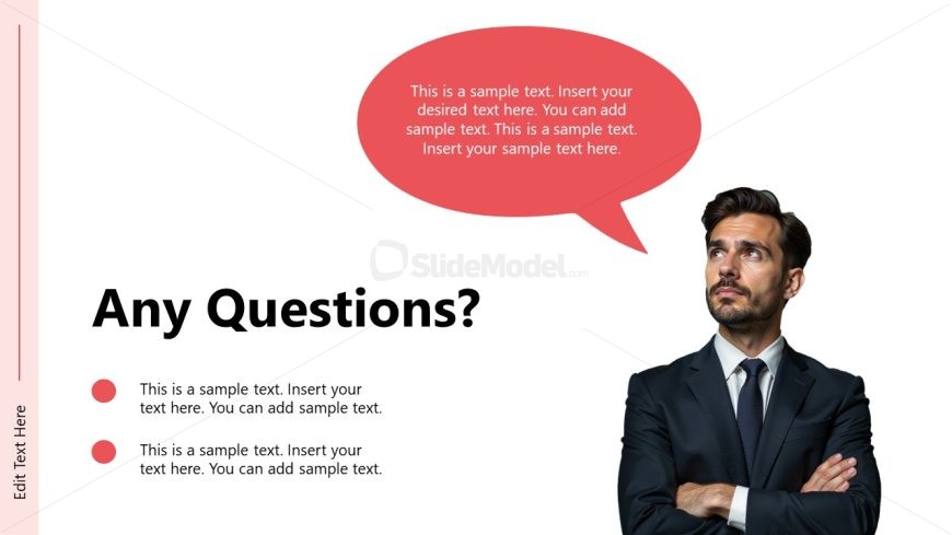 Any Questions PowerPoint Slide - HR Retention Strategy Template ...