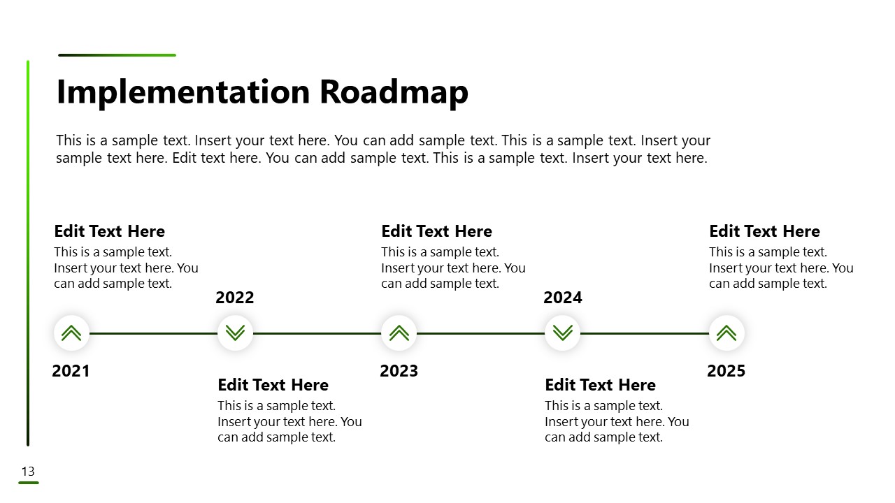 Implementation Roadmap Timeline Diagram Slide - SlideModel