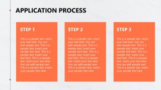 Application Process Presentation Layout - SlideModel