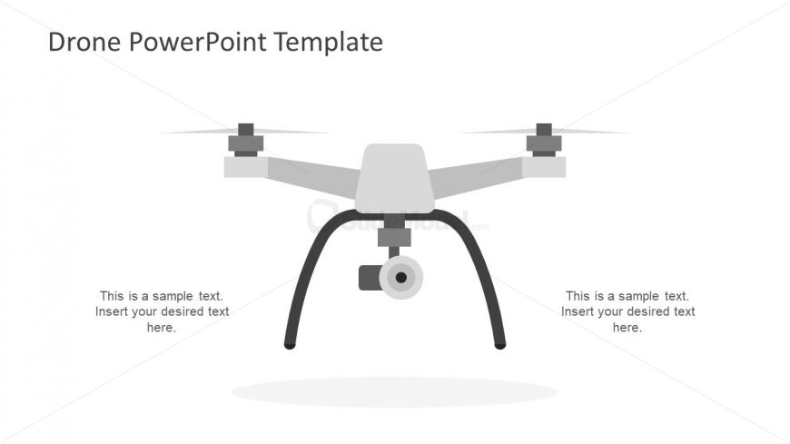 Infographic Drone PowerPoint Template - SlideModel Infographic Drone PowerPoint Template - SlideModel