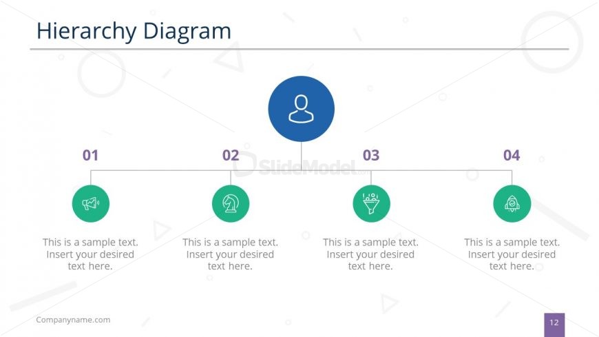 Business Functional Hierarchy Structure Diagram - SlideModel