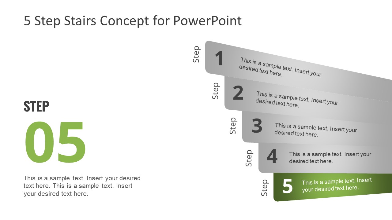 5 Step Concept Design for PowerPoint - SlideModel