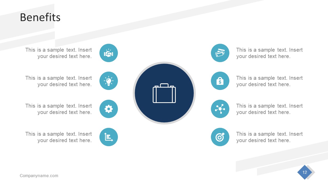 Information Slide for Comparison PowerPoint - SlideModel