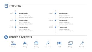 Multi-Slide Resume PowerPoint Template - SlideModel