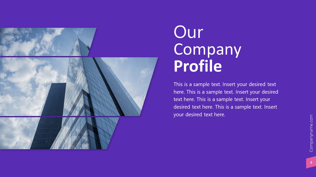 Company Profile Introduction Slide SlideModel