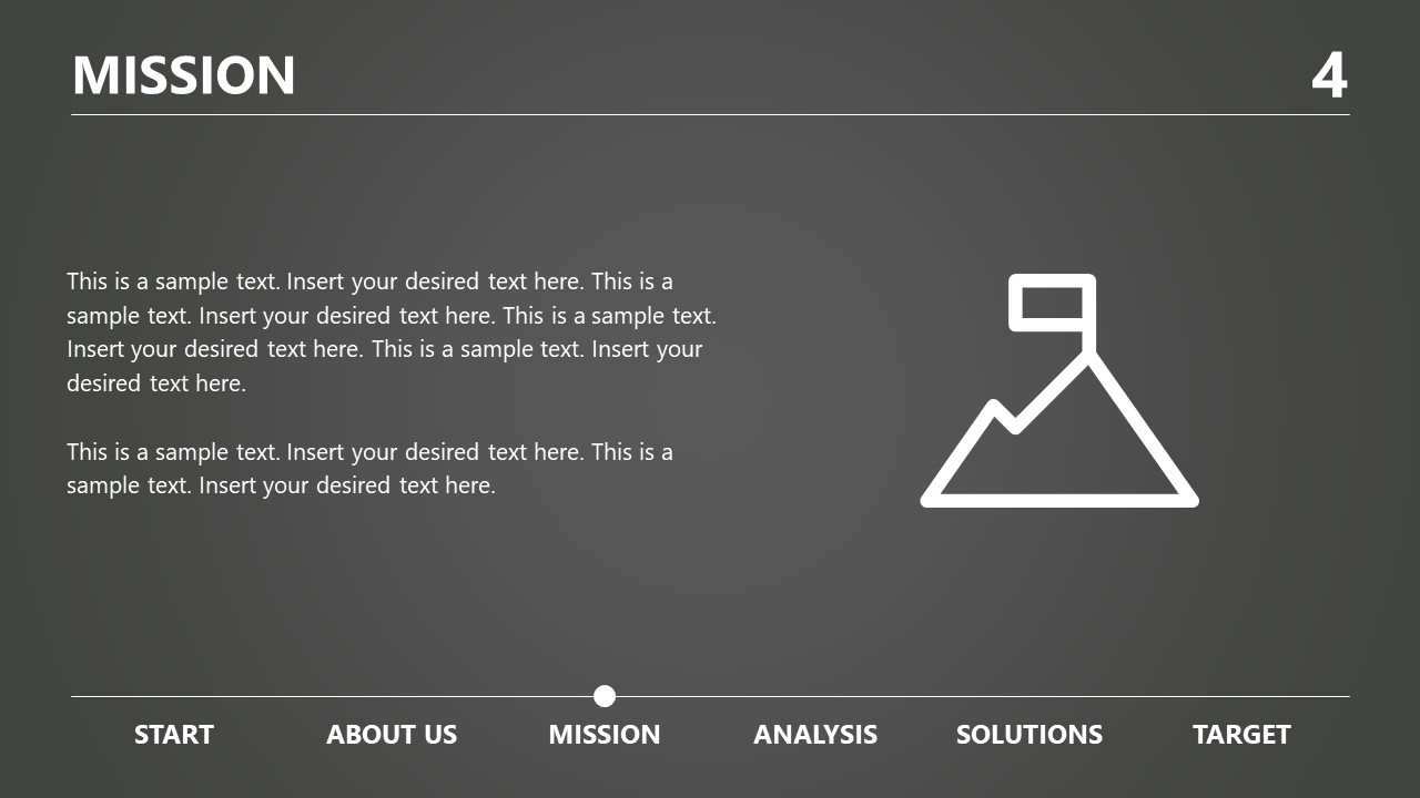 Grayscale Business PowerPoint Template - SlideModel