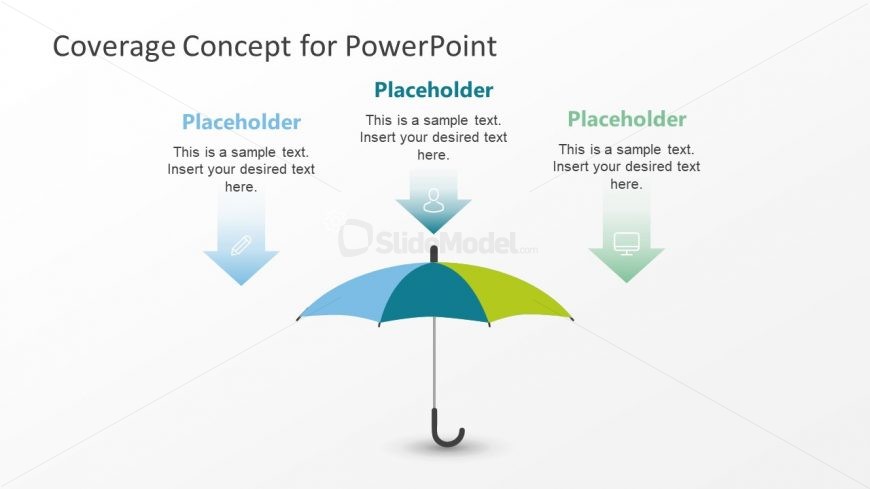 Umbrella Template PowerPoint Diagram - SlideModel