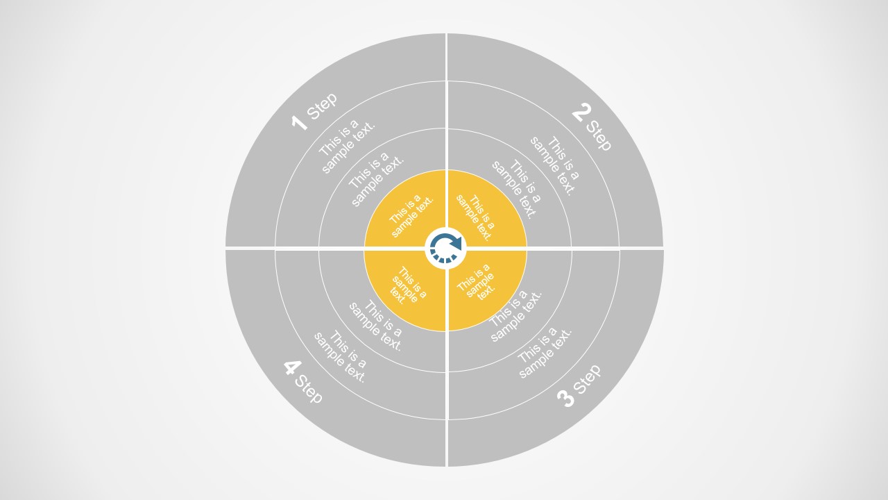 4 Layers of Circles for PPT Diagram - SlideModel