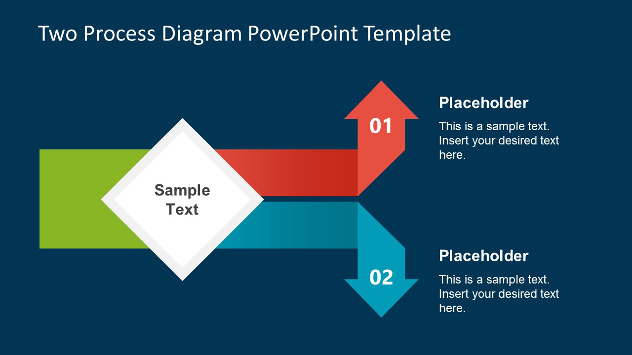 Two Process Diagram PowerPoint Template - SlideModel