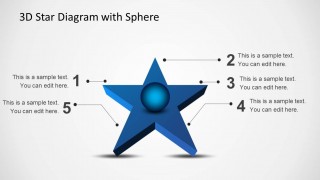 3D Star Diagram Template for PowerPoint - SlideModel