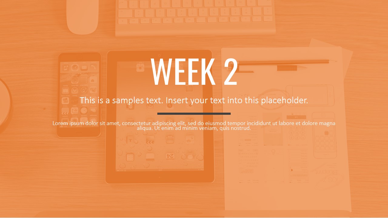 Weekly Plan Professional PowerPoint Templates - SlideModel