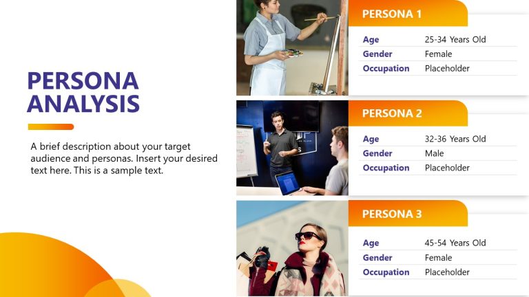 PPT Slide for Persona Analysis - SlideModel
