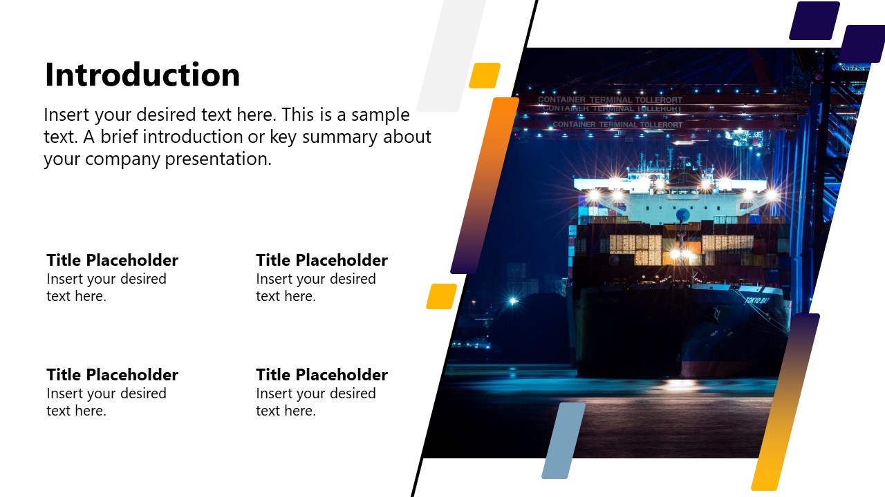Logistics PowerPoint Template