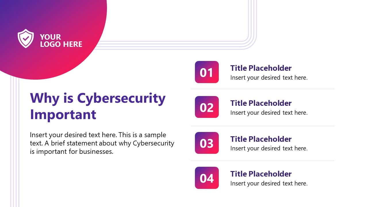 Cybersecurity Presentation Template