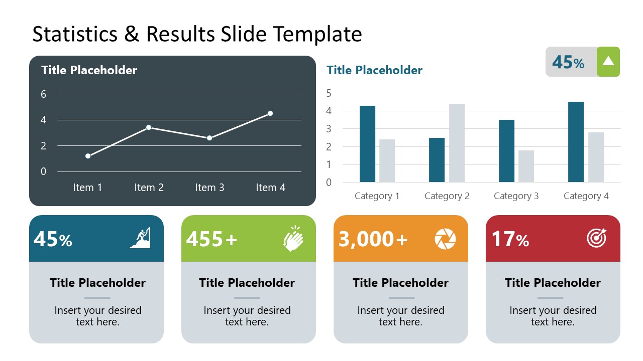 Statistics & Results PowerPoint Template