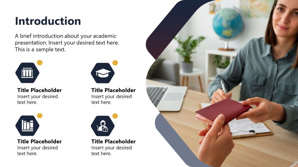 Editable Academic Powerpoint Template Introduction Slide Slidemodel