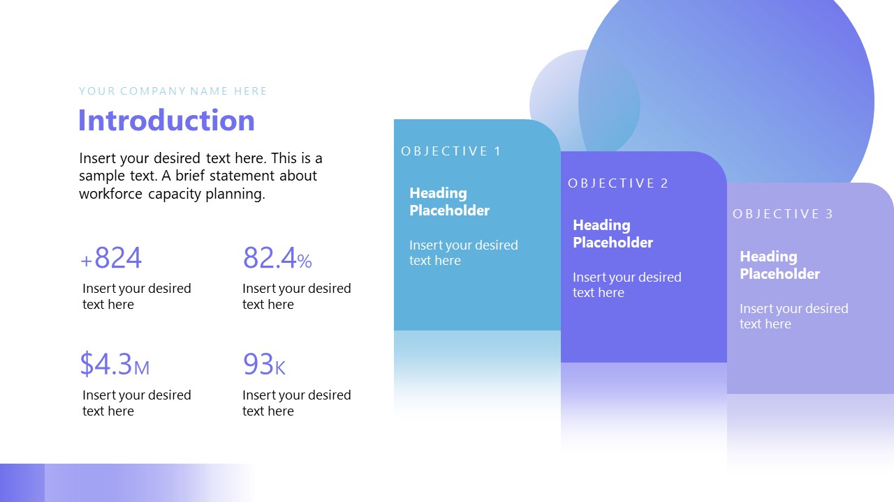 Workforce Capacity Planning PowerPoint Template